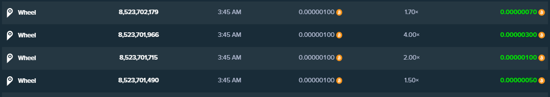 🏆 [0.1 BTC] Wheel of Fortune|Wheel Challenge - Page 6 - Past Events ...
