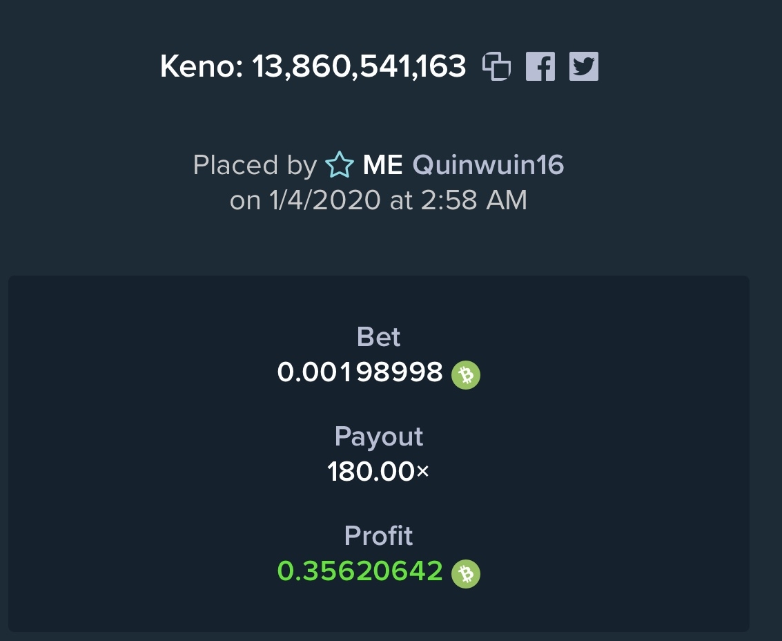 🎅 [0.08 BTC] Hello, 2020!|Keno Challenge - Page 7 - Past Events - Stake ...