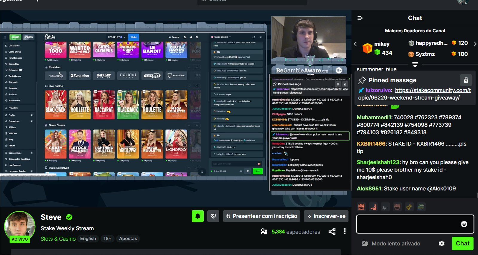 Live Stream Kick without Eddie 👀 - Casino Discussion - Stake Forum